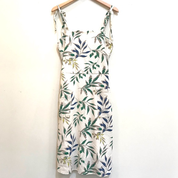 Monteau Dresses Monteau Los Angeles Tropical Print Midi Dress Xl